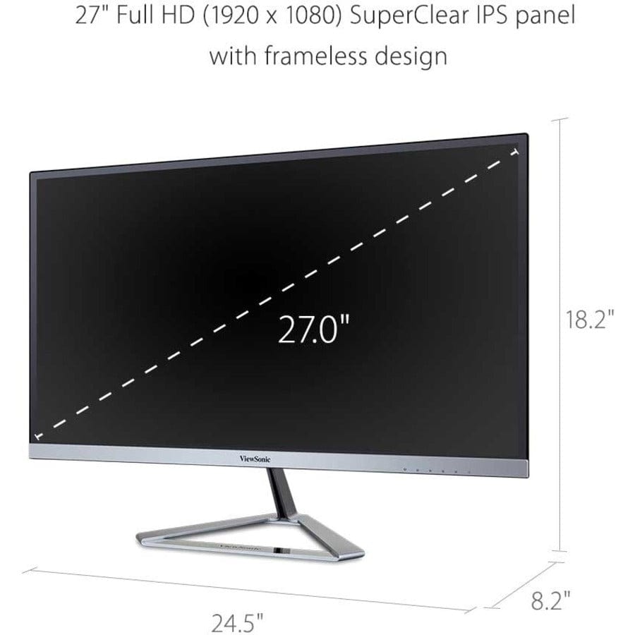 Viewsonic 27" Display, FHD, 1920 x 1080 Resolution – Tech Lab Marketers